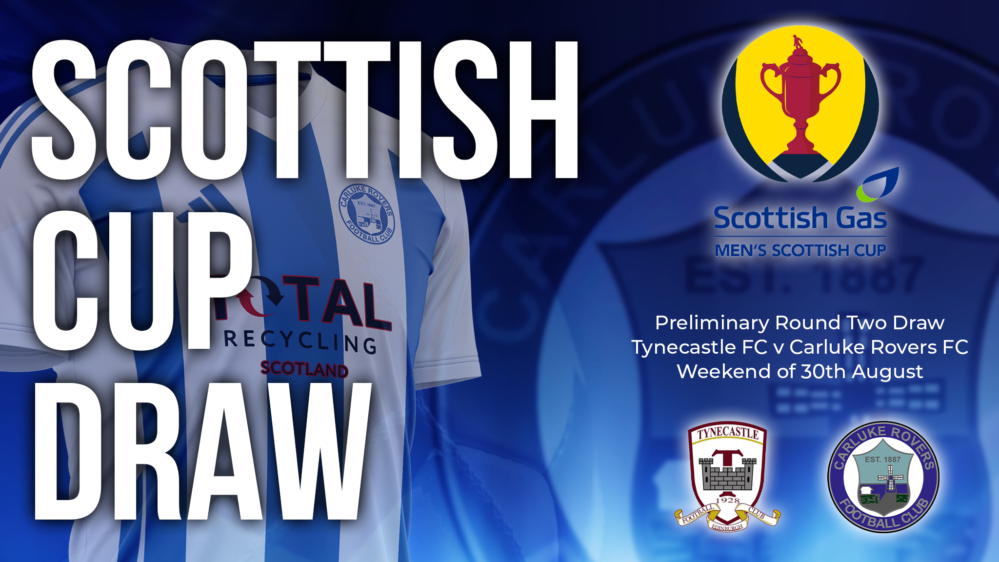 Scottish Cup Draw – Carluke Rovers FC